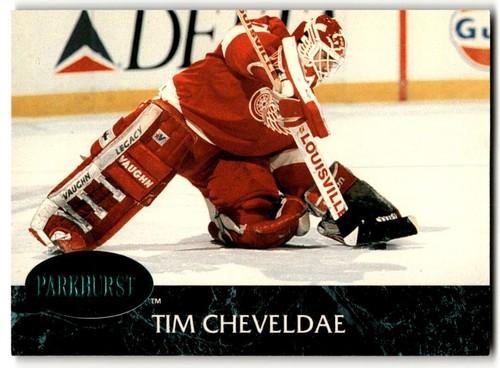 1992-93 Parkhurst Emerald Ice Tim Cheveldae #37 Detroit Red Wings | eBay