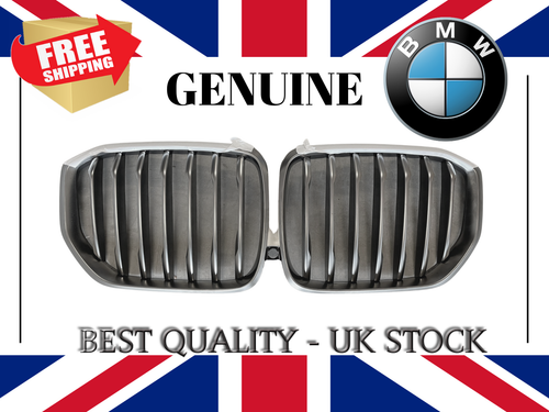 GENUINE BMW X5 G05 2019-onwards FRONT BUMPER UPPER MAIN KIDNEY ...