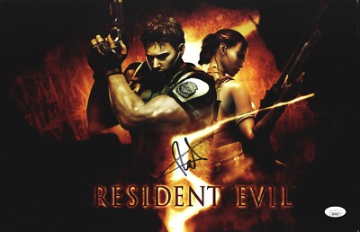 ROGER CRAIG SMITH Signed 11x17 RESIDENT EVIL Autograph CHRIS Photo JSA ...