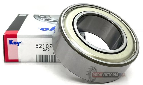 KOYO 5210 ZZ C3 ANGULAR CONTACT BALL BEARING METAL SHIELDED 50x90x30.2 ...