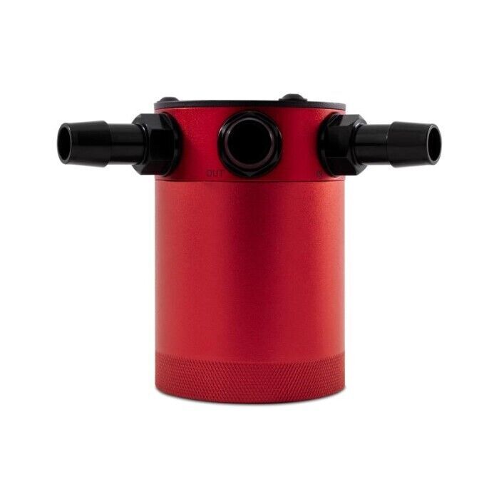 Mishimoto Red 3-Port Compact Baffled Oil Catch Can - 3oz Capacity | eBay