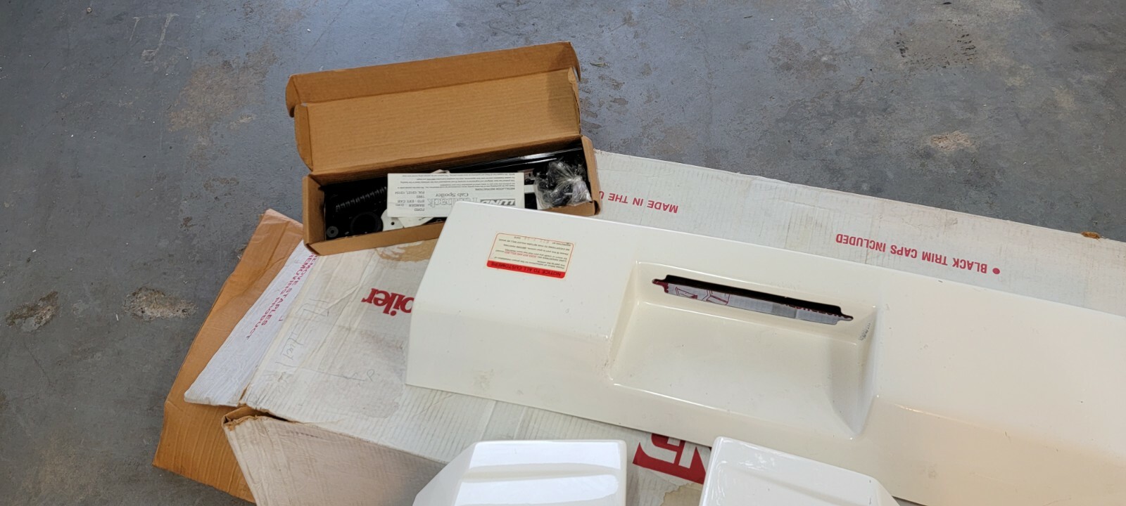 NOS Lund Cab Fairing Bed Spoiler Fastback Like Racerback Ford Ranger ...