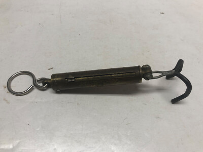 Vintage Brass CHATILLON-NY-USA Fish Spring Scale (Item # Inst-T) | eBay