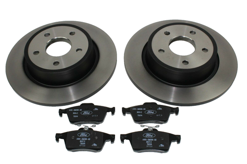 Original Bremsscheiben + Bremsbeläge hinten Ford Focus MK3 1704765 ...