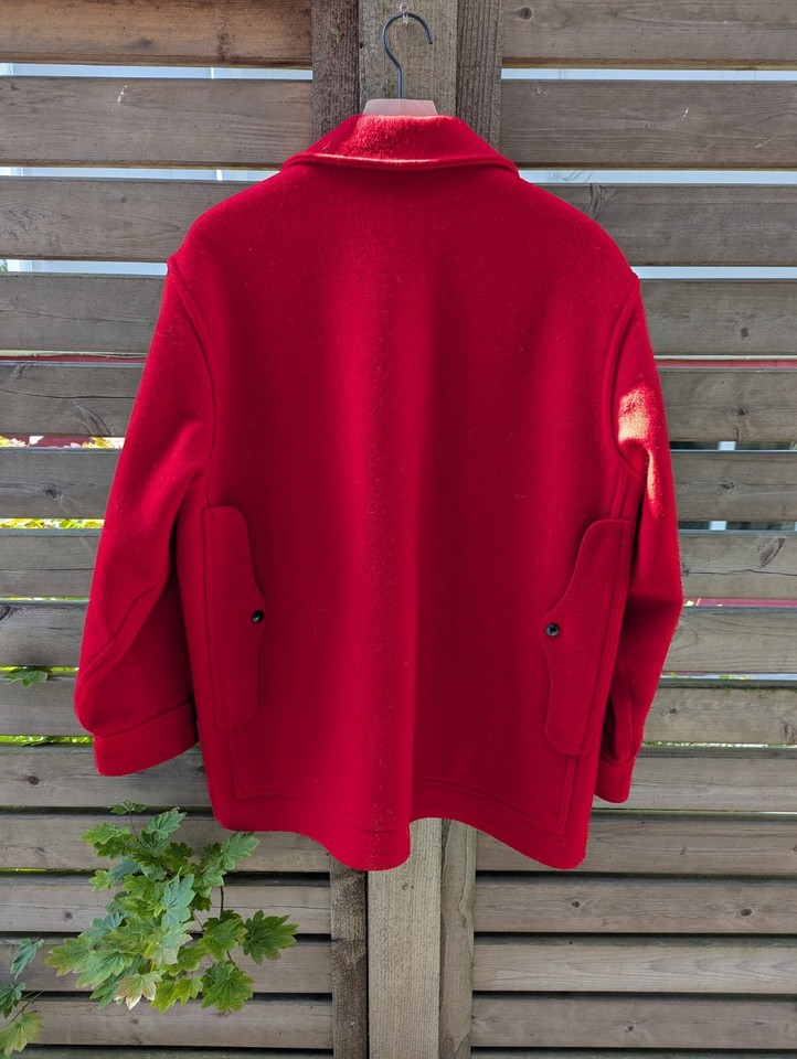 Filson Mens Vintage Red Mackinaw Cruiser Size 46 Lot 110 | eBay