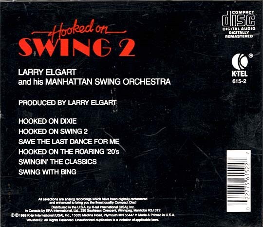 Hooked On Swing 2 ~ Larry Elgart & His Manhattan Swing Orchestra ~ Jazz ~ CD VG | eBay
