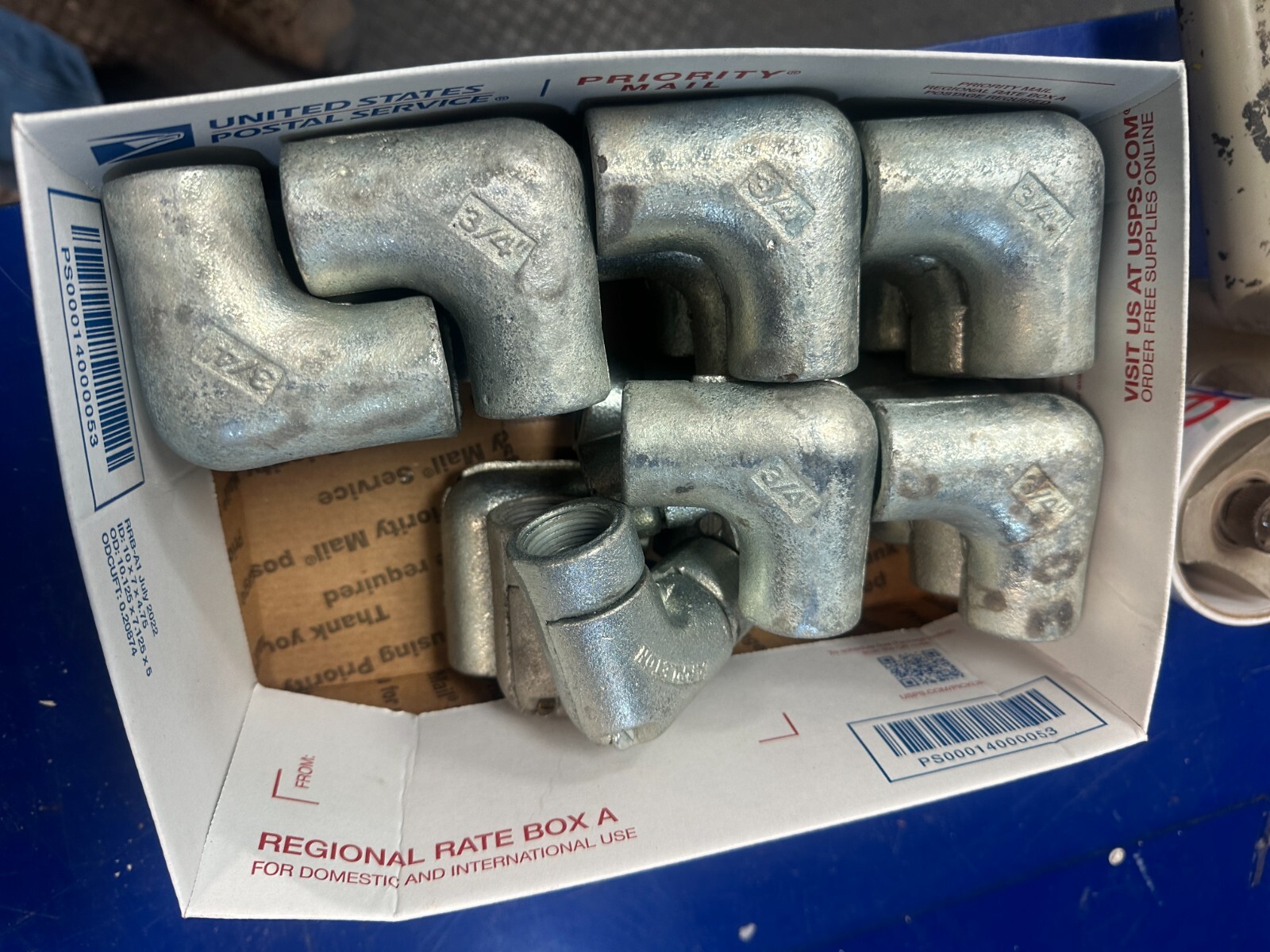 Appleton 3/4" Rigid Pull Elbow, Box of 21, Malleable Shipped Priority ...