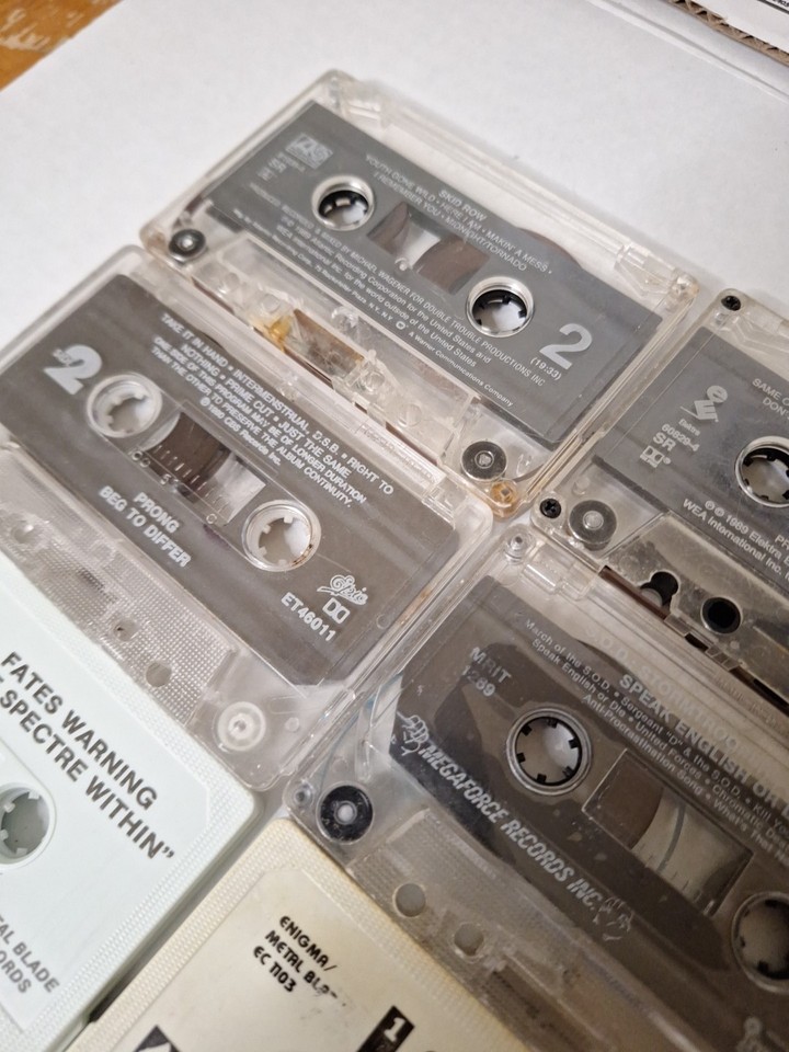11 Loose Cassette Tapes Progressive Metal Hard Rock Heavy Metal Lot | eBay