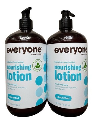 Everyone Nourishing Lotion for Hand & Body 2 Pack - Unscented - 2 x 32 ...