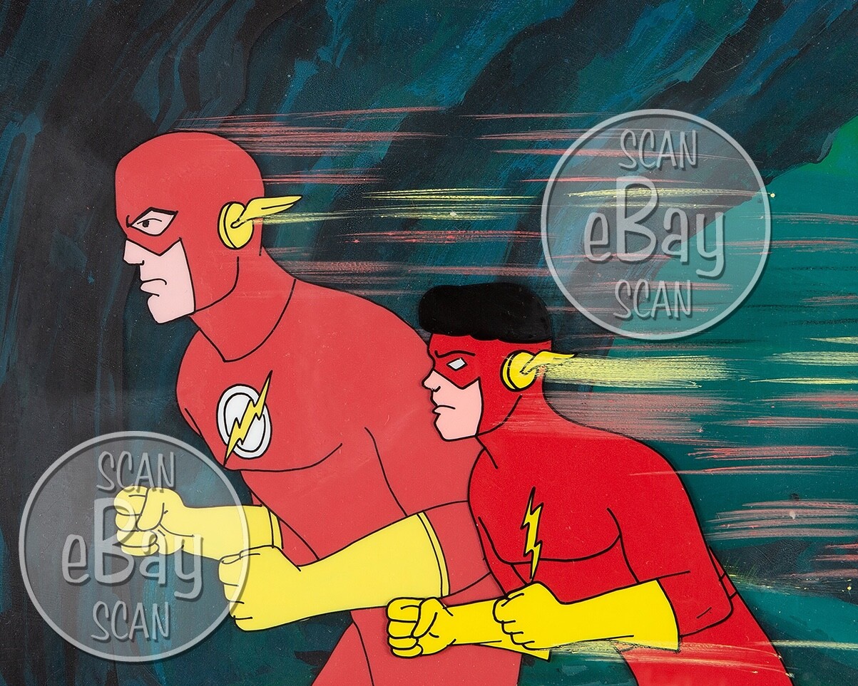 Rare! THE FLASH Cartoon TV Photo FILMATION ASSOCIATES Superman Hour of ...