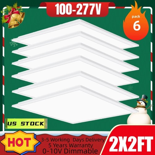 2x2 LED Flat Panel Light,45W 5000K Recessed Edge-Lit Drop Ceiling ...
