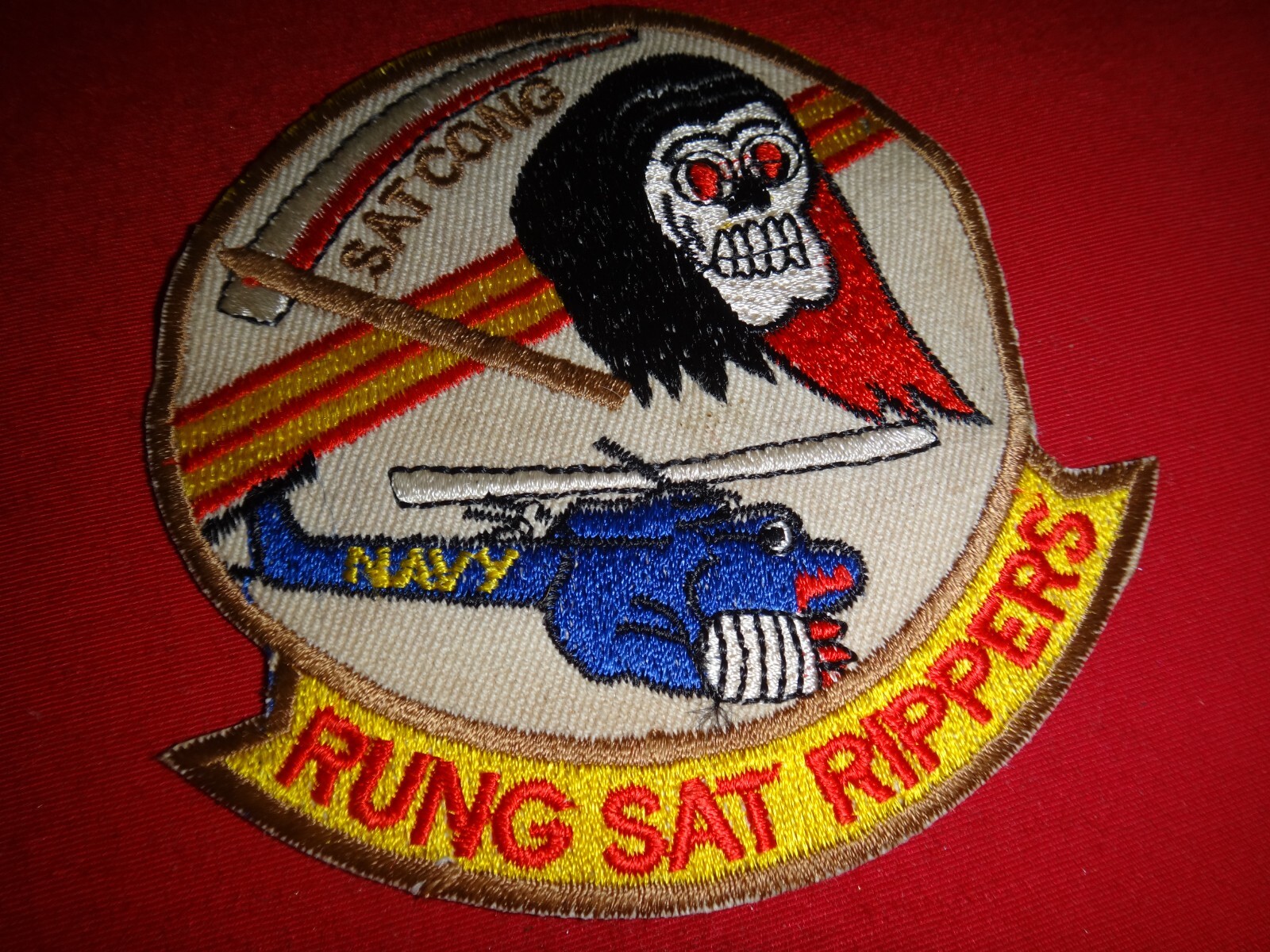 Vietnam Guerre Patch États-unis Marine Rung Sat Rippers " Sat Cong " | eBay