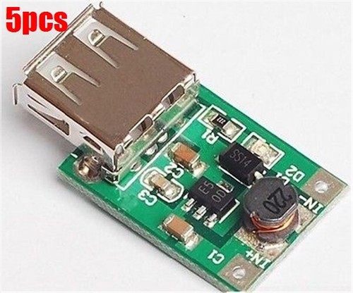 5Pcs Usb Charger 1-5V To 5V 500Ma Dc-Dc Converter For MP3/M Step Up ...