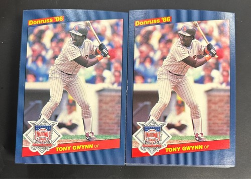 2 1986 Donruss Action All-Stars Complete Sets Gwynn Ripken Brett Ryan ...