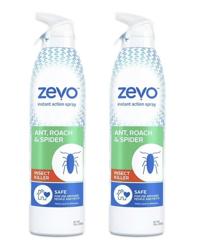Zevo Instant Action Spray - Ant, Roach, Spider Killer (2 - 10oz ...
