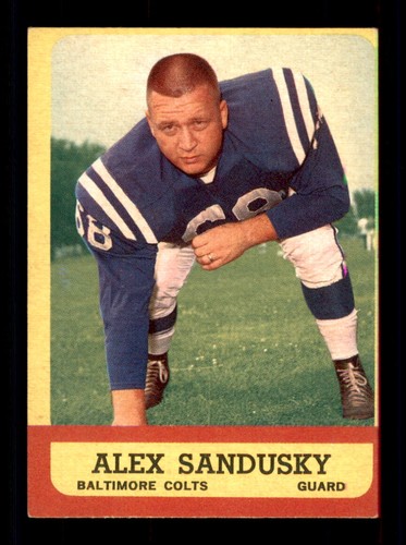 1963 Topps #6 Alex Sandusky - Crease Free | eBay