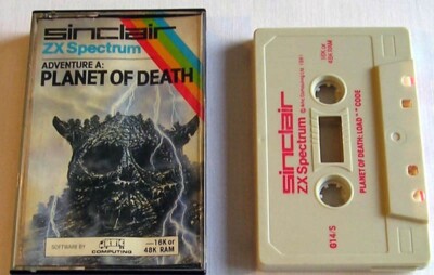Sinclair Zx Spectrum 48K Gioco - Planet Of Death - - Testato ...