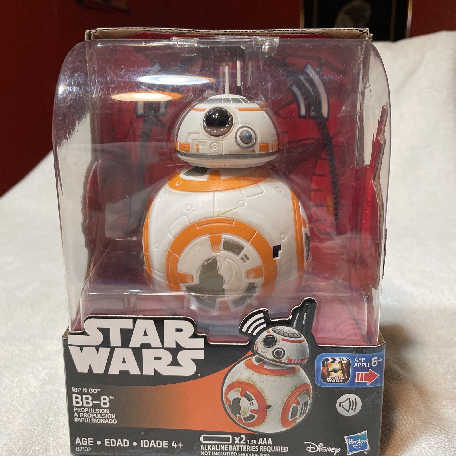 Star Wars Rip N Go Propulsion BB-8 Astromech Droid Figure Hasbro 2016 ...