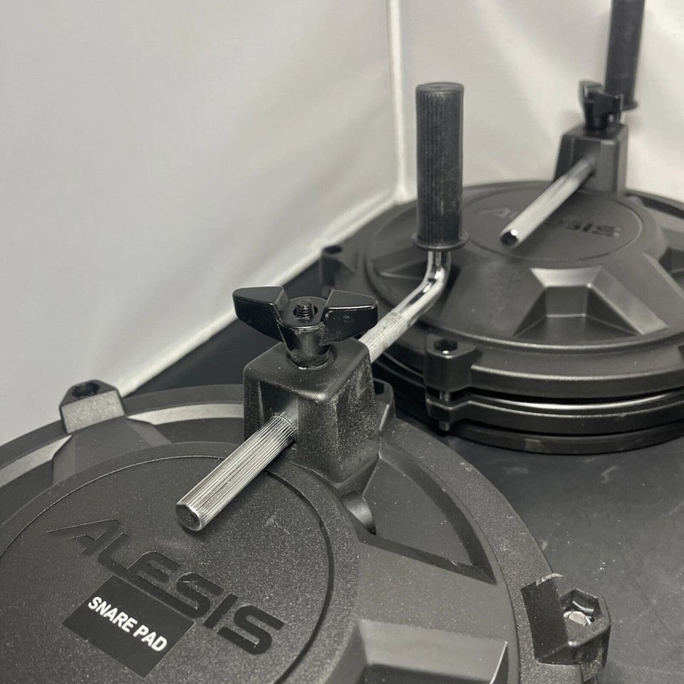 Set of 4 Alesis 8” Mesh Drum Pads (3 Toms & Snare) w/L-Bar Mounts | eBay