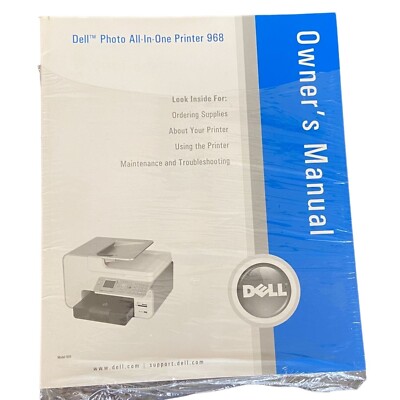 Dell Photo All-in-One Printer Owners Manual 968 | eBay