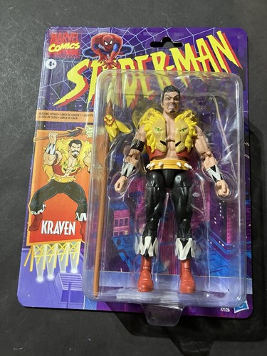 Marvel Legends Retro Spider-Man KRAVEN 6" Action Figure MIP! | eBay
