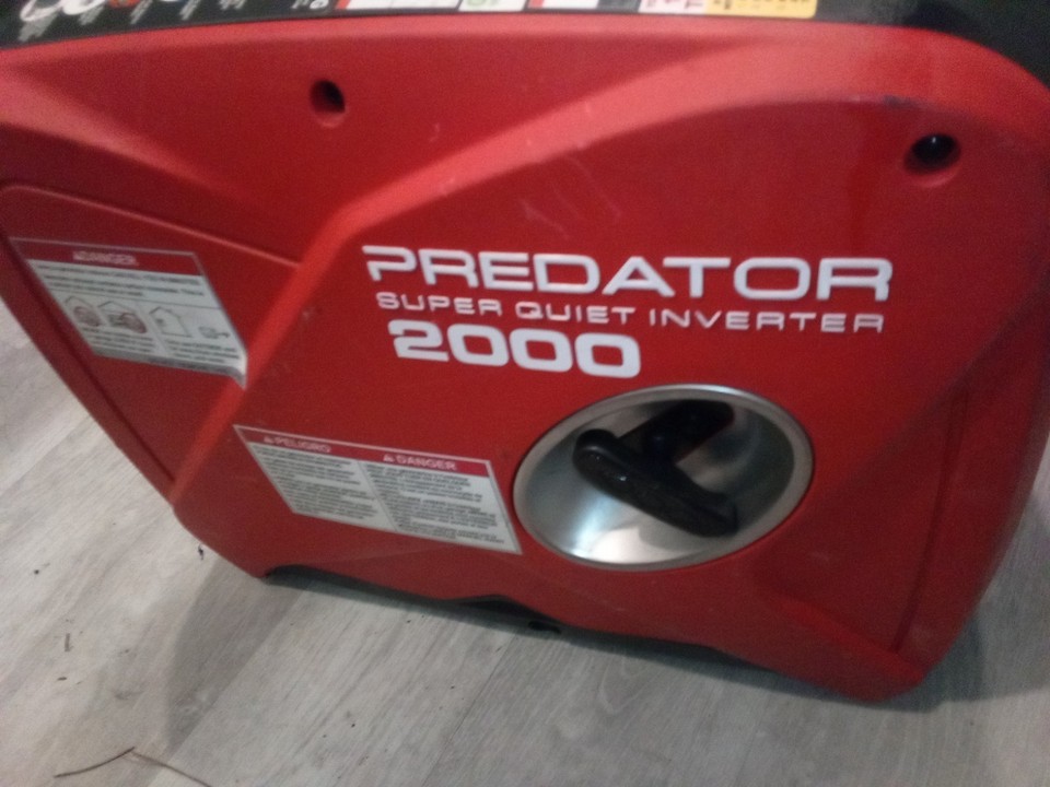 Predator 2000 Watt Super Quiet Inverter Generator with CO Secure ...