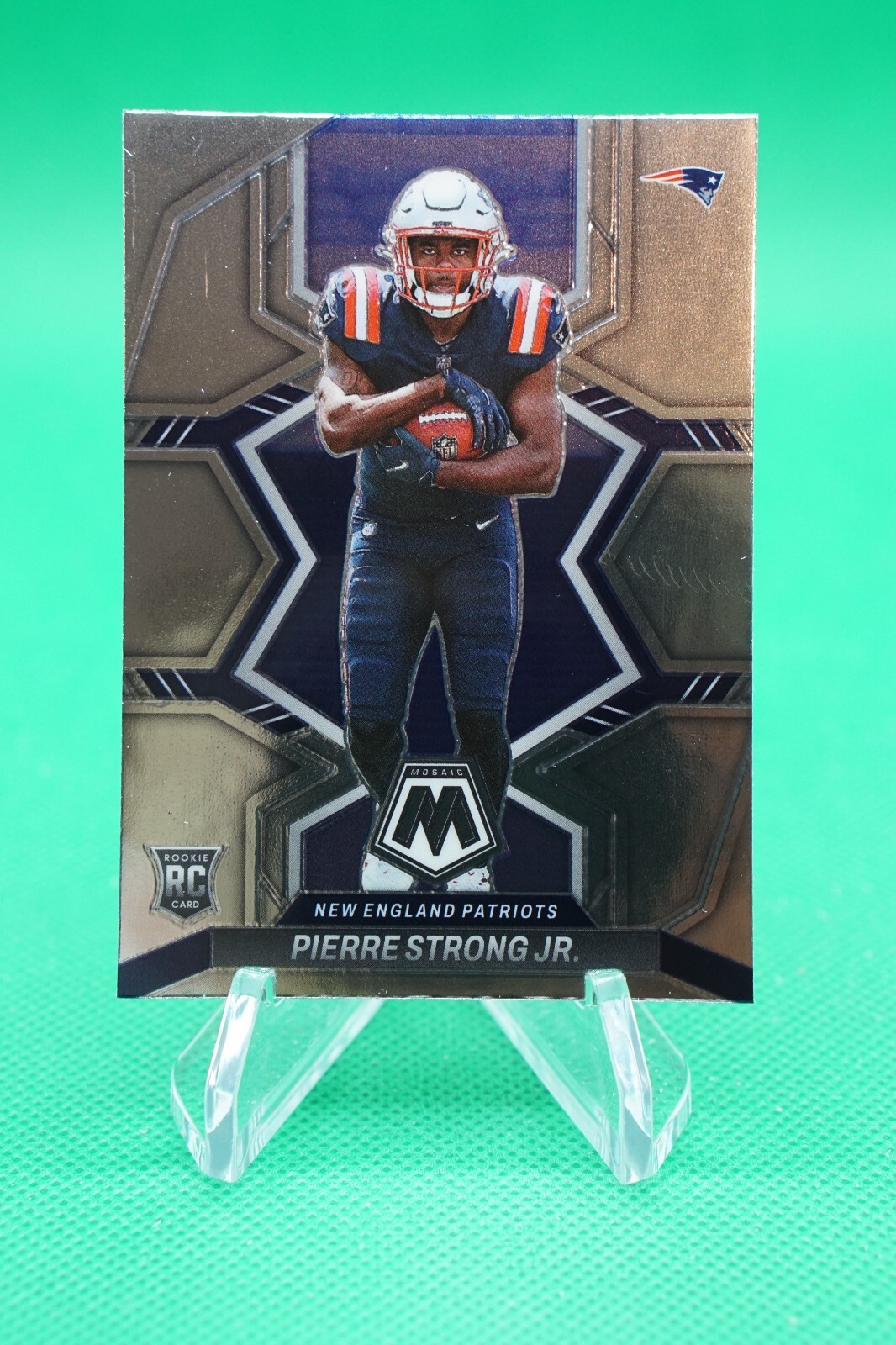 2022 Mosaic Base Rookies #323 Pierre Strong Jr. New England Patriots ...