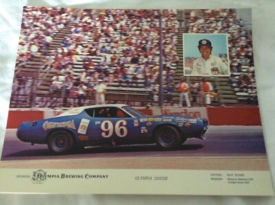 VTG Ray Elder #96 “OLYMPIA" NASCAR Racing Postcard ~ Original From ...