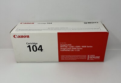 Genuine Canon 104 Toner Cartridge Image Class Sealed Box 29882556412 | eBay