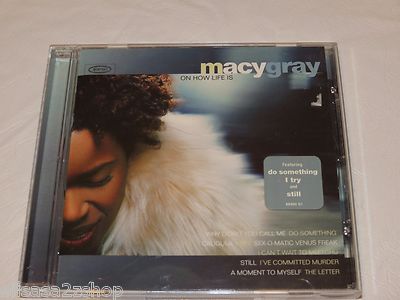Macy Gray On How Life is music CD do something I try still epic records Caligula 74646949023| eBay