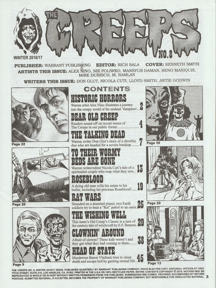 CREEPS MAGAZINE ISSUES #1 - 32 & SHUDDER MAGAZINE 1 - 17 YOU PICK | eBay