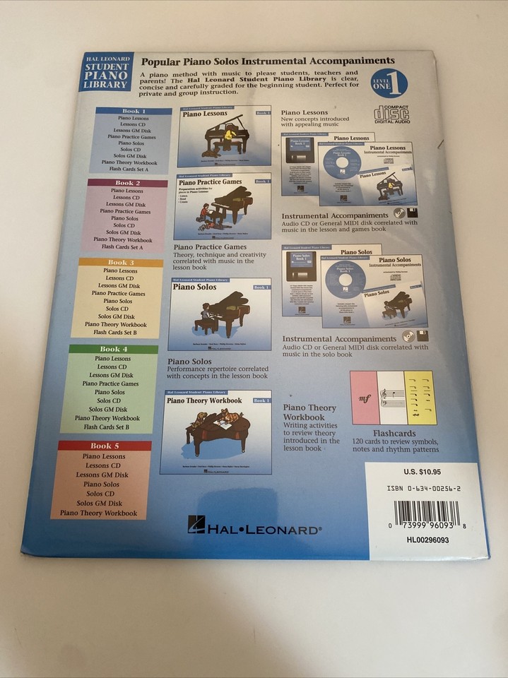 Hal Leonard Student Piano Library Popular Piano Solos Instrumental ...