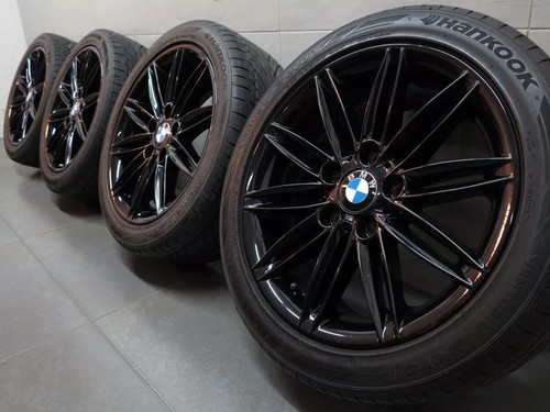 Genuine BMW 17" 207M Alloy Wheels: Gloss Black E46 E81 E82 E87 E88 F20 ...