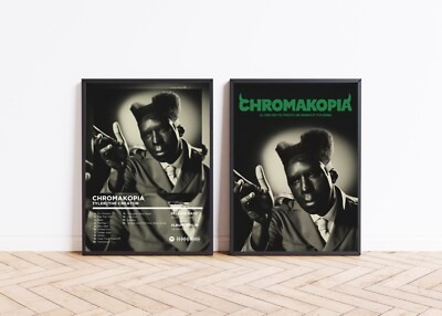 Tyler the creator Chromakopia poster new album wall art singer print A2 ...