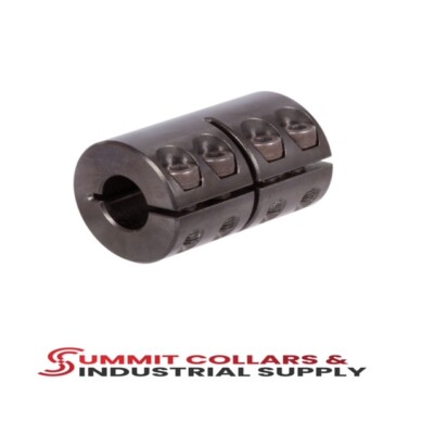 1CC-112-112-KW 1-1/8" bore SPLIT - Clamp Coupling, BLACK OXIDE, FREE ...