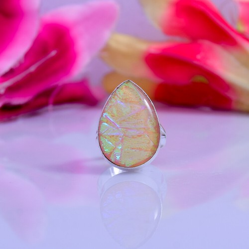 Fine Australian Triplet Opal Gemstone 925 Sterling Silver Handmade Ring All Size | eBay
