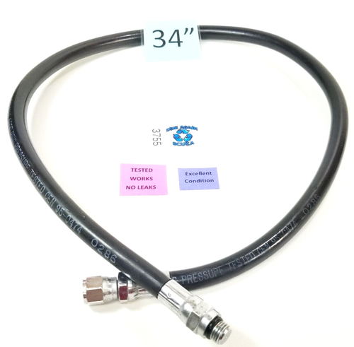 Oceanic 34" High Pressure HP Hose Scuba Dive Computer SPG 5000 PSI ...