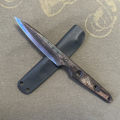 Warren Thomas Knives Custom Titanium/CB Knife NEW & Rare! | eBay