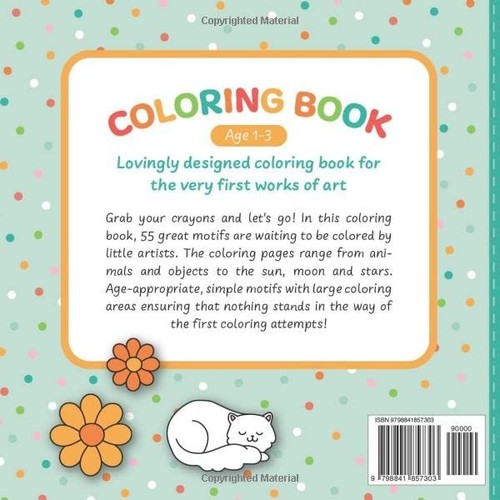My First Coloring Book for Toddlers: Lovingly Designed Coloring Pages ...