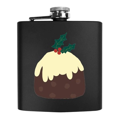 6oz (170ml) 'Christmas pudding' Pocket Hip Flask (HP00027667) | eBay ...