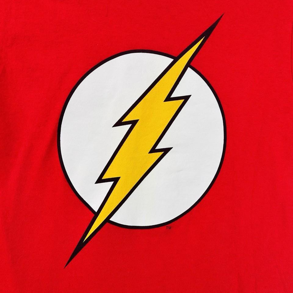 The Flash T-Shirt Youth Small DC Comics Red Short Sleeve 100% Cotton | eBay