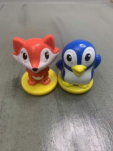 Leapfrog Weebel Wobbel Animals Toy Set Fox Penguin Replacement Blue Red