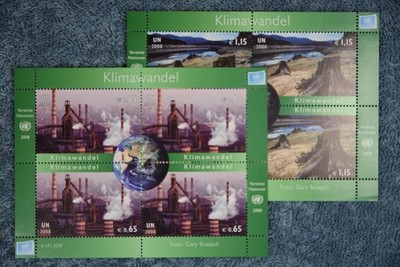 2008 Climate Change Mini Sheet Set - Vienna A434-435 - MNH | eBay