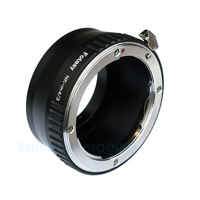 Nikon F lens to MFT M43 Mount Adapter Ring Panasonic G85 G80 G95 GX8 ...
