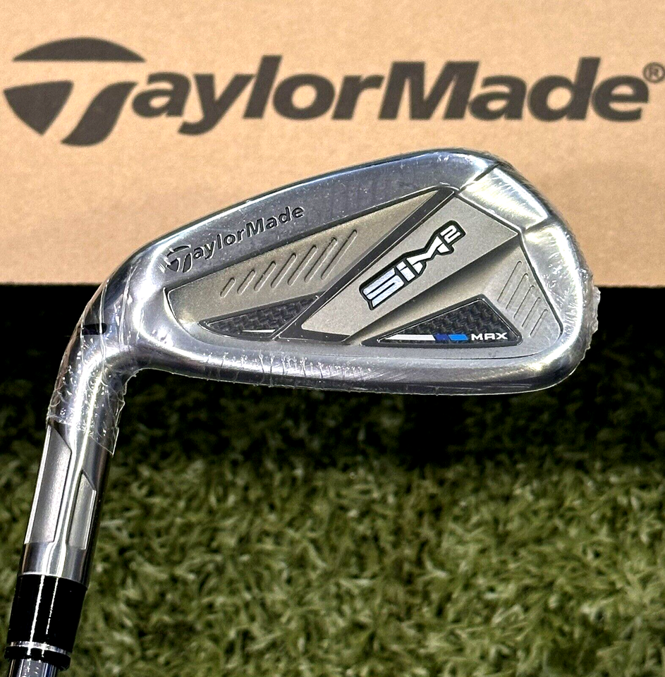 TaylorMade SIM2 MAX Iron Set LEFT Hand 5-PW, AW Steel KBS MAX MT ...