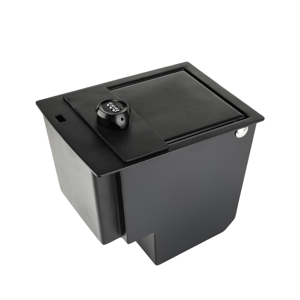 Center Console Safe Lock Vault GUN Storage w/ LED For 2010-2024 Toyota ...