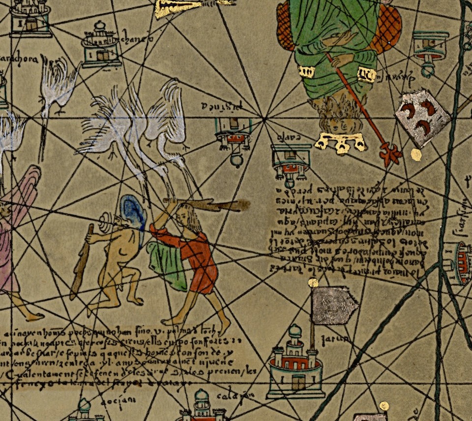 Mapamundi Abraham Cresques Catalan Atlas World Wall Map 1375 Poster ...