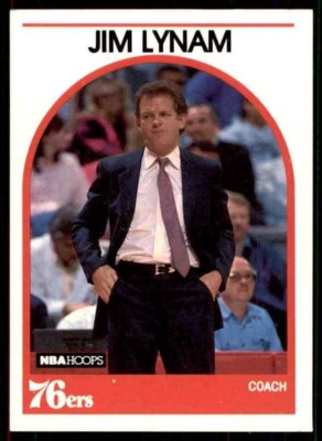 1989-90 NBA HOOPS - Head Coach Card 🤩 JIM LYNAM #68 - Philadelphia 76 ...