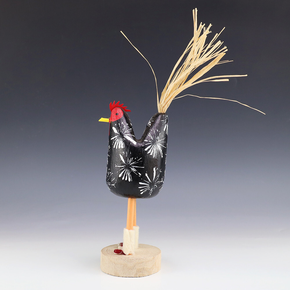 NATIVE AMERICAN NAVAJO FOLK ART CHICKEN IN | Grelly USA