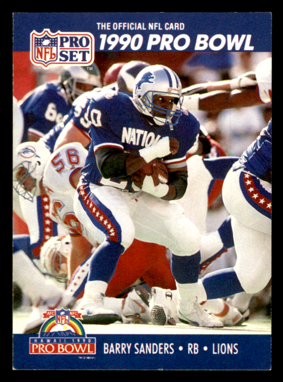 1990 Pro Set Barry Sanders PB #413 Detroit Lions | eBay